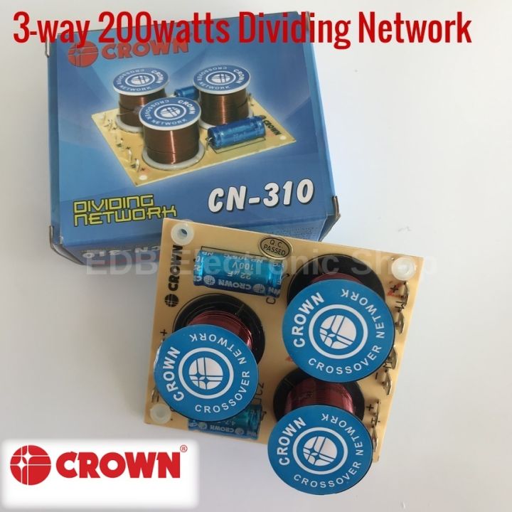 Original Crown CN-310 Dividing Network 3-way 200watts Crossover | Lazada PH
