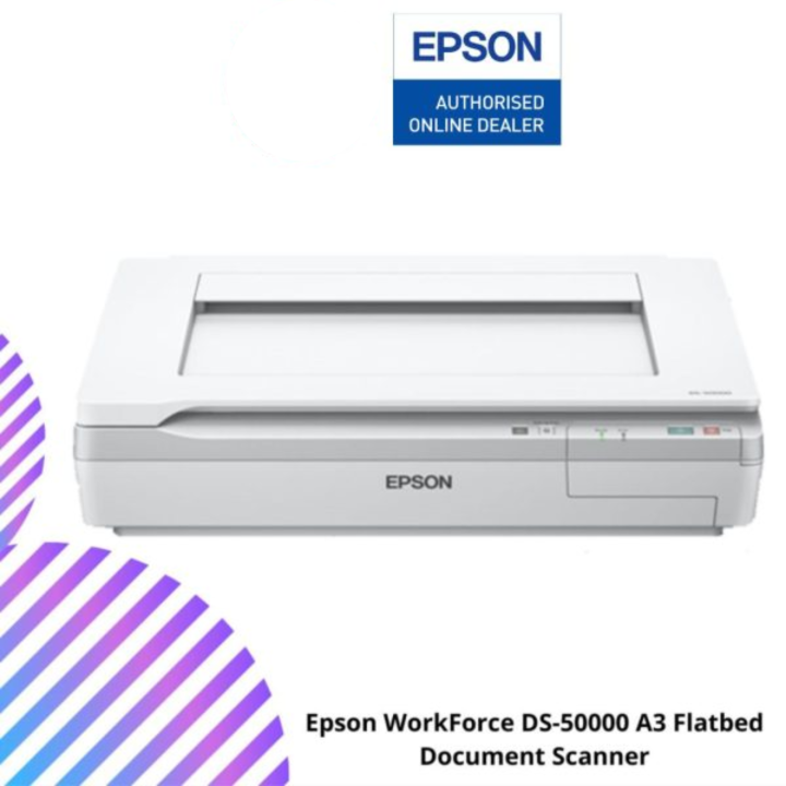 Epson WorkForce DS-50000 A3 Flatbed Document Scanner | Lazada