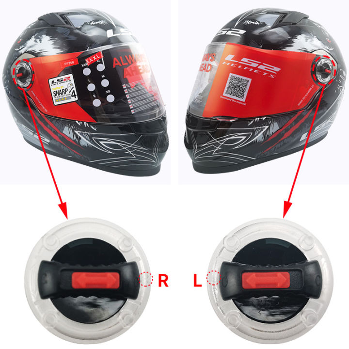 2PCS Universal Motorcycle Helmet Visor Screw Lock Bolt Replacement ...