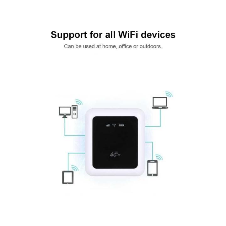 Portable Hotspot MiFi 4G Wireless Wifi Mobile Router FDD 100M With ...