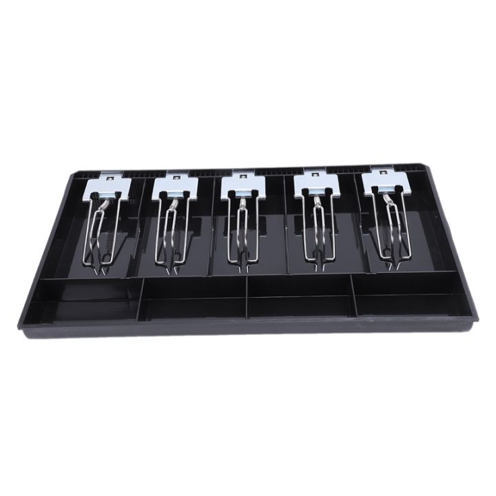 5-Grid Money Cash Coin Register Insert Tray Replacement Cashier Drawer ...