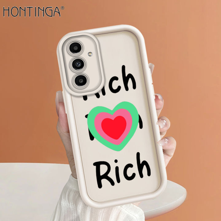 Hontinga Rich Red Pink Green Love Case For Samsung Galaxy A55 A35 A15 A25 A03 A03S A04 A04E A04S ...