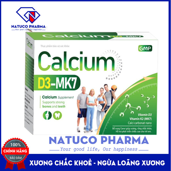 Viên uống bổ sung canxi CALCIUM D3 Mk7 - bổ sung canxi, vitamin D3, K2 giúp xương chắc khỏe ...