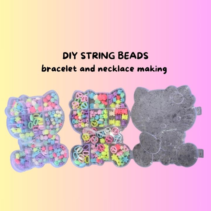 JLT HK DIY hand craft string beads bracelet and necklace making set ...