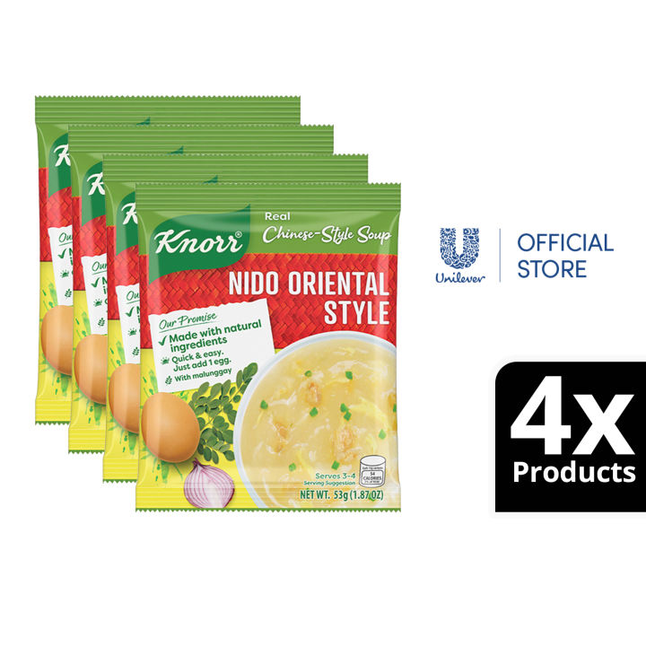 [BUNDLE OF 4] Knorr Oriental Style Soup 55g | Lazada PH