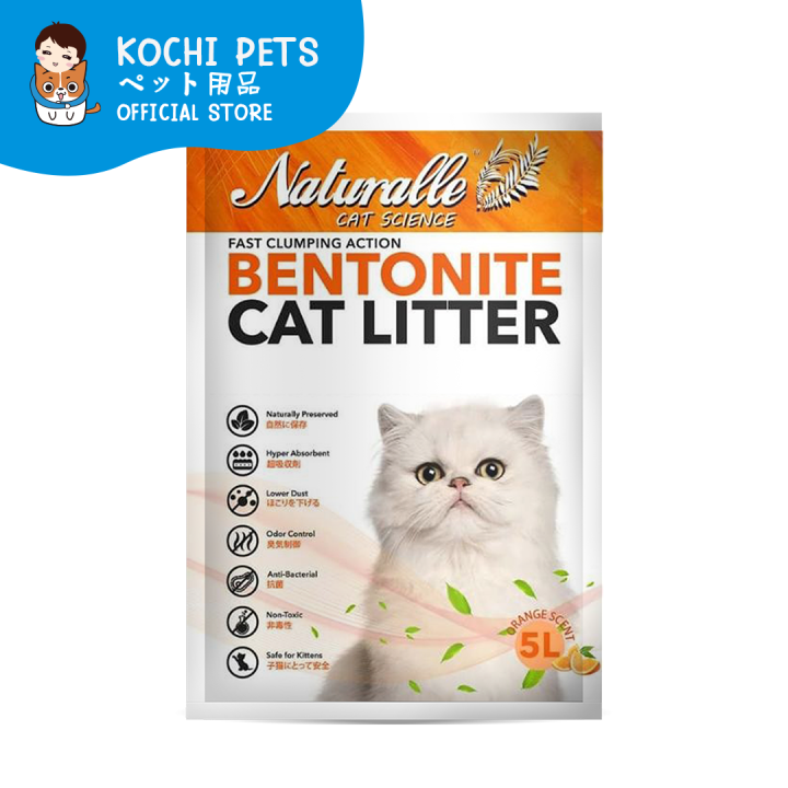 Naturalle Bentonite Cat Litter Orange 5L | Lazada PH