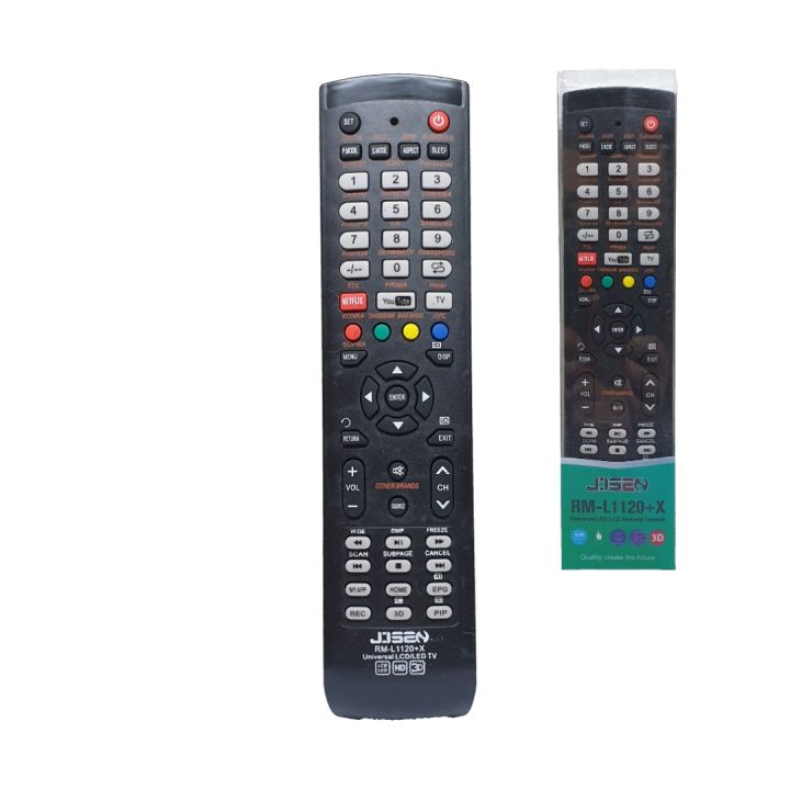 WISHGATE Josen Universal Smart LCD LED TV Remote Control RM-L1120+X ...