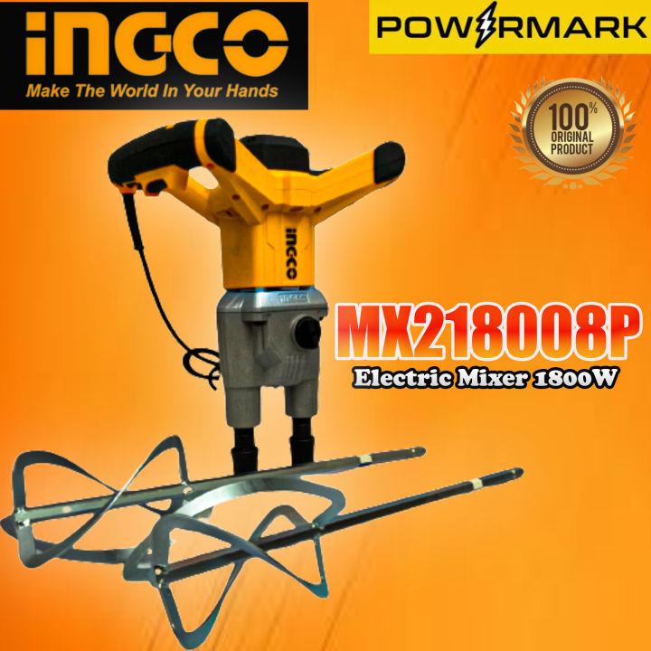 INGCO MX218008P Electric Mixer 1800W [POWERMARK | IPT] | Lazada PH