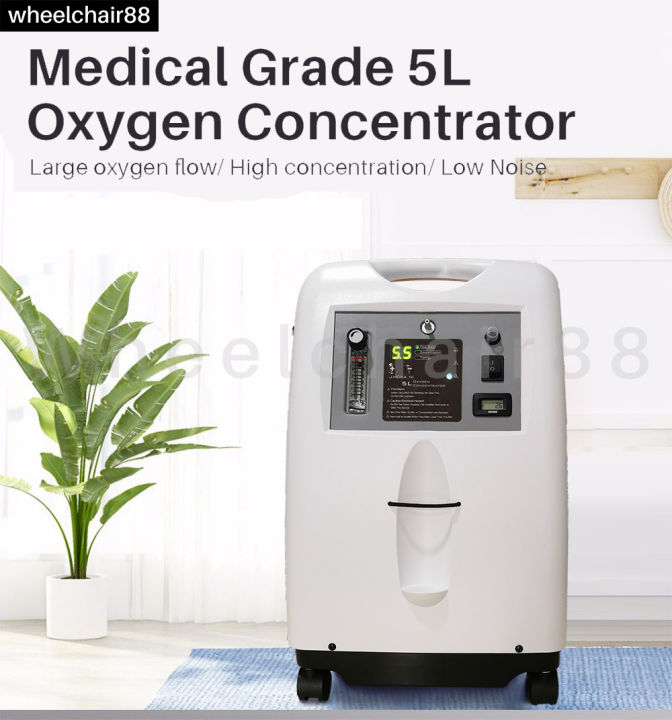 5L Oxygen Concentrator. High Oxygen Concentration >93%, Heavy Duty ...