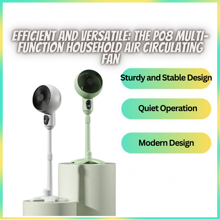 Cordless Electric Standing Fan P08 Air Circulation Floor Fan Stand Fan ...
