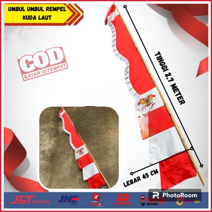 Bendera Umbul Umbul Rempel Kuda Laut / Bendera Agustusan | Lazada Indonesia