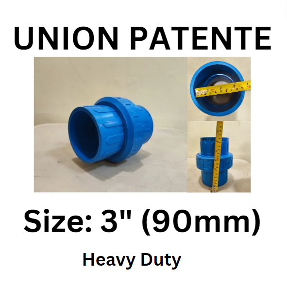 PVC Union Patente 3" 3 inches (90mm) Heavy Duty | Lazada PH