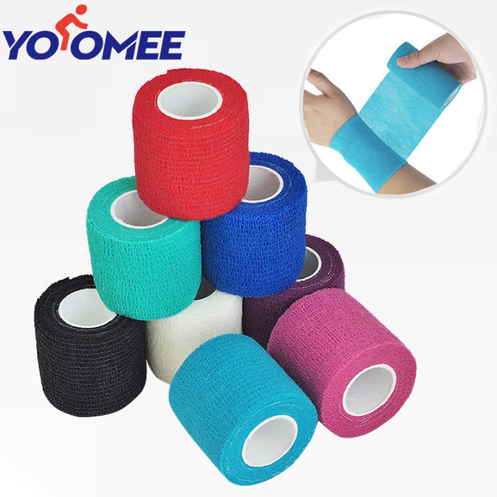 Yoomee 1Roll 2.5/5/7.5cmX4.5m Gauze Medical Bandage Self-adhesive ...