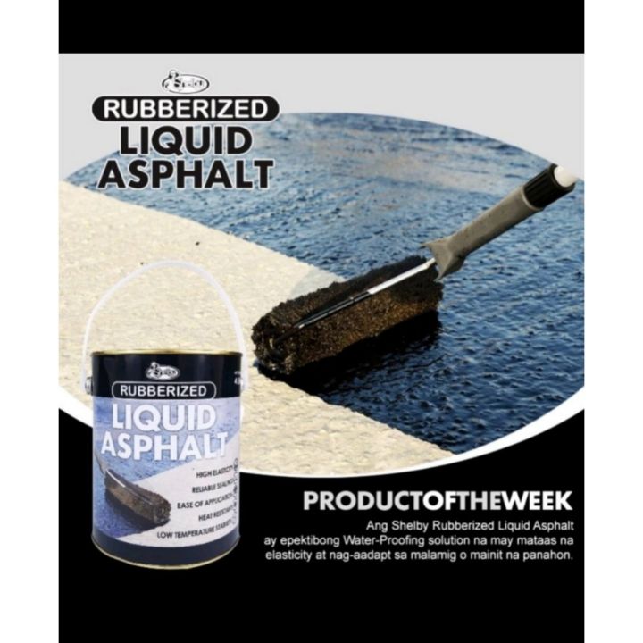 Shelby Rubberized Liquid Asphalt 4 Liters Waterproofing Paint | Lazada PH Shelby Rubberized Liquid Asphalt 4 Liters Waterproofing Paint | Lazada PH