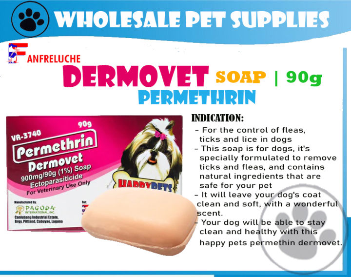 Happy Pets DERMOVET SOAP | 90g | Lazada PH