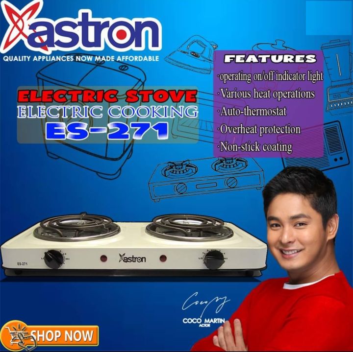 Astron Electric Stove ES-271 | Electric Stove Double Burner with Auto ...
