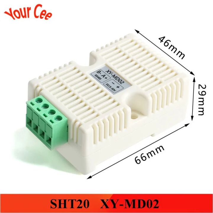Temperature And Humidity Transmitter Sht20 Rs485 Sensor High Precision Monitoring Modbus Rtu 