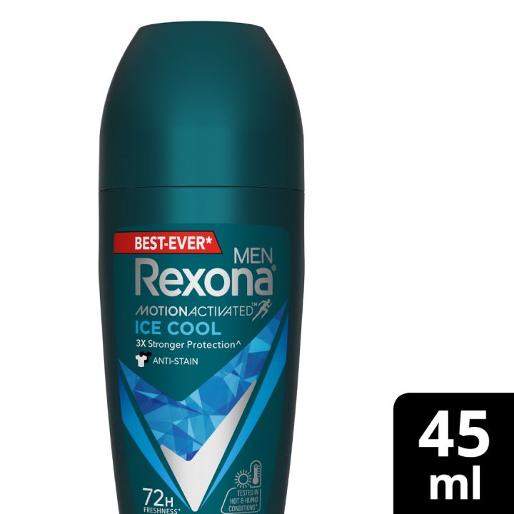 Rexona Men Deodorant Roll-On Ice Cool 45ml | Lazada PH