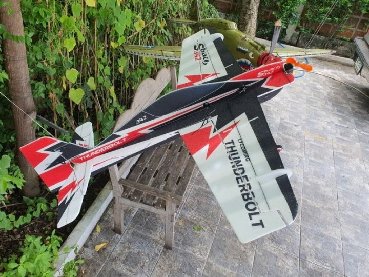 เครื่องบินโฟม 3D SBACH-342 Thunderbolt EPP โฟมเหนียว เครื่องบินบังคับ RC | Lazada.co.th