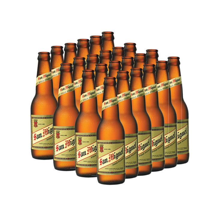 San Miguel Beer Pale Pilsen Bottle 330ml x24 | Lazada PH
