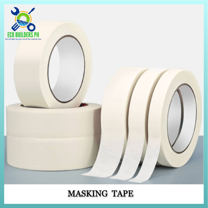 Masking Tape 20meters 10mm, 12mm, 20mm, 30mm EcoBuilders | Lazada PH