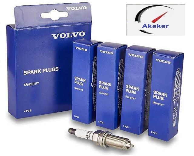 Set of 4 Genuine Volvo Spark Plugs S60 S80 S90 V60 V90 XC40 XC60 ...