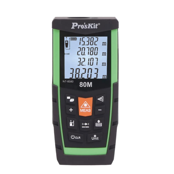 Proskit NT-8580 Laser Distance Measurer (80m) - Long distance ...