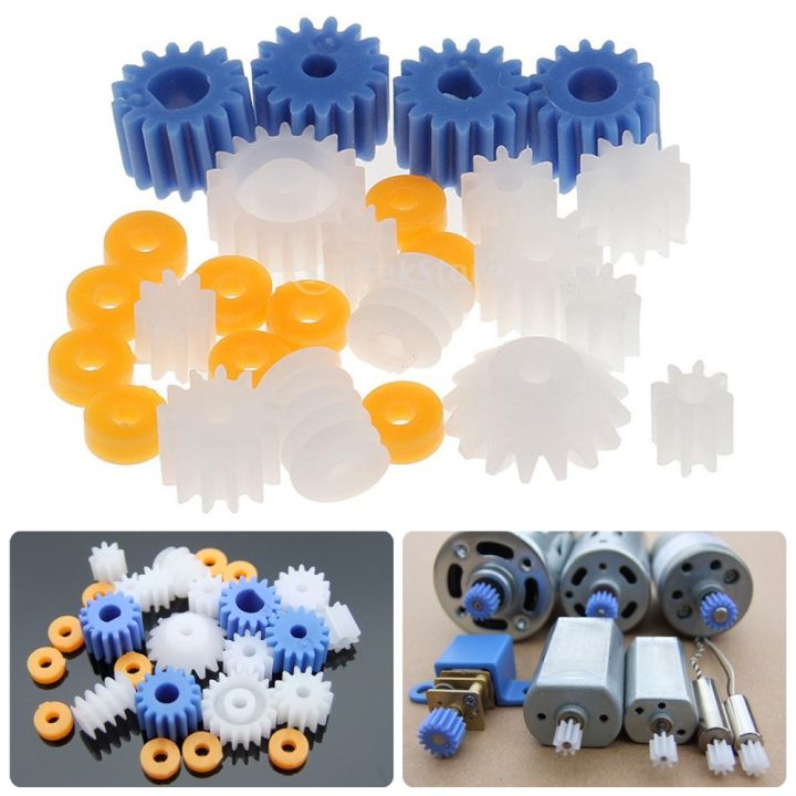 Plastic Gear Set Plastic Gears Set Spindle Gears Set DIY Craft Parts ...
