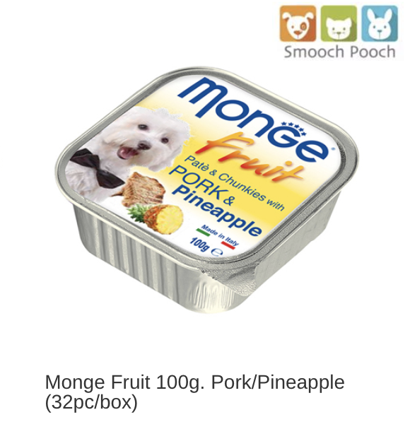 Monge Fruit Pork/Pineapple Allutray 100g. SET OF 1) | Lazada PH