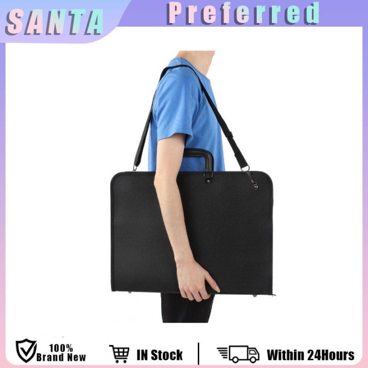 A3 Portfolio Expanding Folder File Organiser Document Carry Case ...