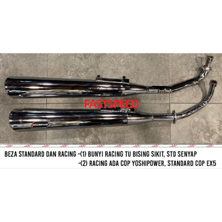 Muffler Exhaust Ekzos Honda EX5 EX5 DREAM Standard Racing Cutting Std Complete Comp Ori ...