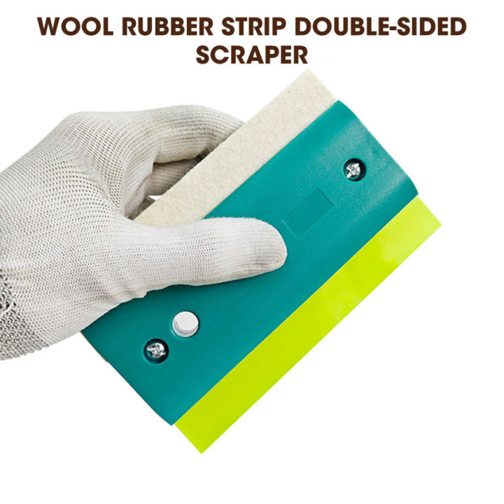 Wool Sscraper Blades Single Side Wool Squeegee Tool Car Wrap Tool Fiber ...