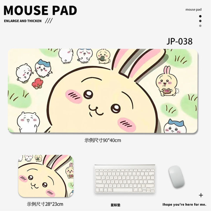 Chiikawa Usagi Mouse Pad Oversized Girl Cute Cartoon chiikawa chiikawa ...