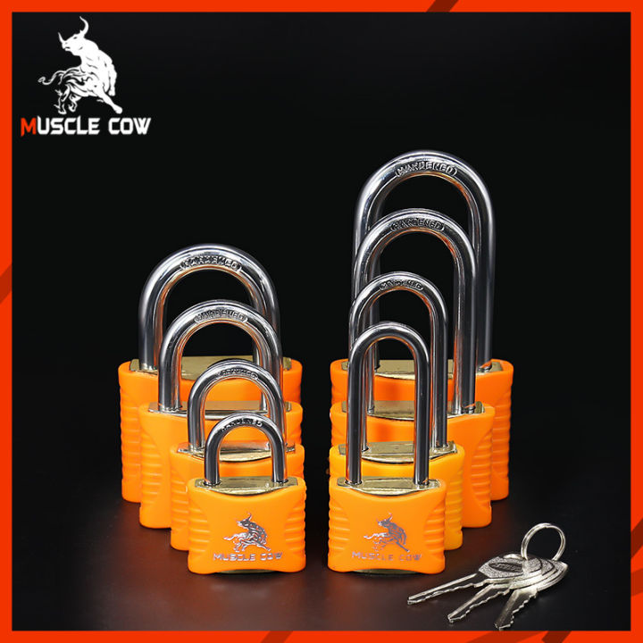 MUSCLE COW กุญแจเคลือบยาง กุญแจกันน้ำ กันสนิม กุญแจประตู กุญแจลิ้นชัก ...