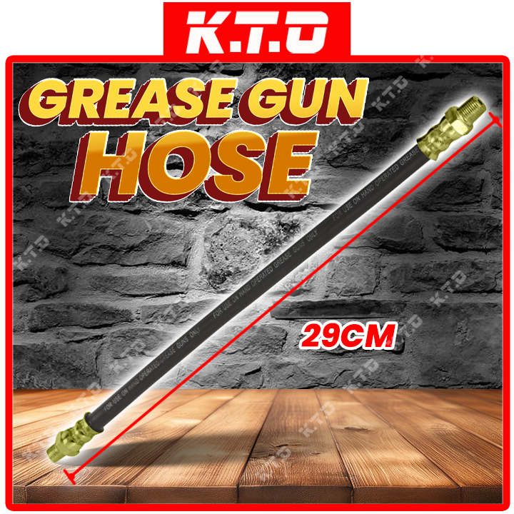 Manual Grease Gun Hand Lever Action Flexible Hose / Bracing Grease Pump ...