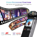 Real 4K Touchscreen Pocket Camera WIFI Outdoor DV 180°Rotatable UHD ...