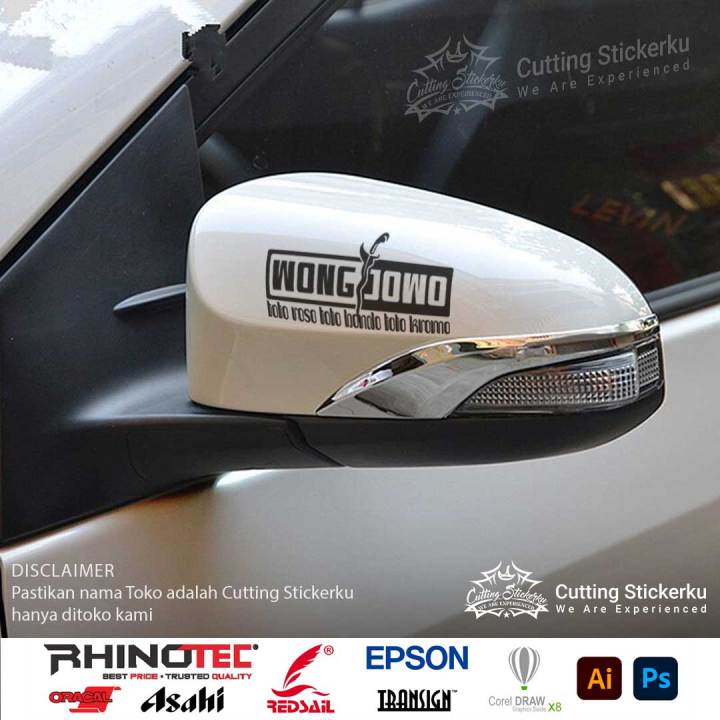 Cutting Stiker Wong Jowo Variasi Motor Mobil Sticker Kromo Jatim Jateng ...