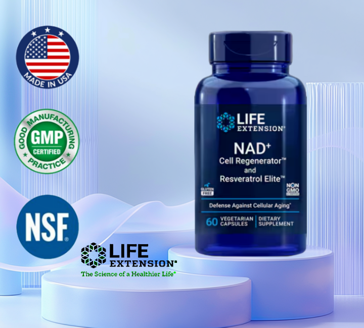 (60 Vegetarian Capsules) Life Extension NAD+ Cell Regenerator™ and ...