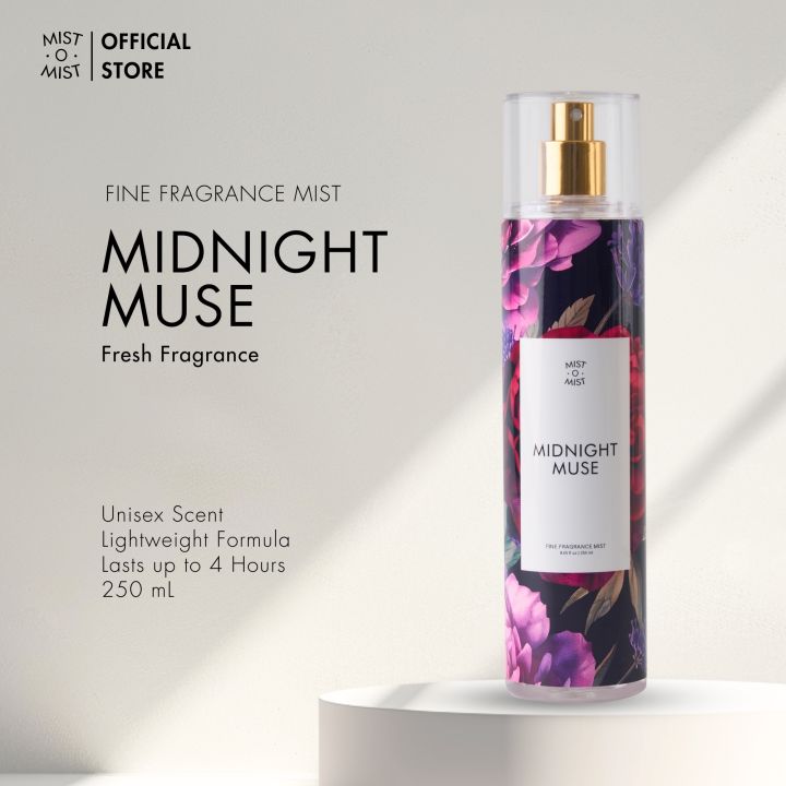 Mist-o-Mist Midnight Muse 250ml (Long Lasting Fragrance, Body Mist, Perfume Bottle) | Lazada PH