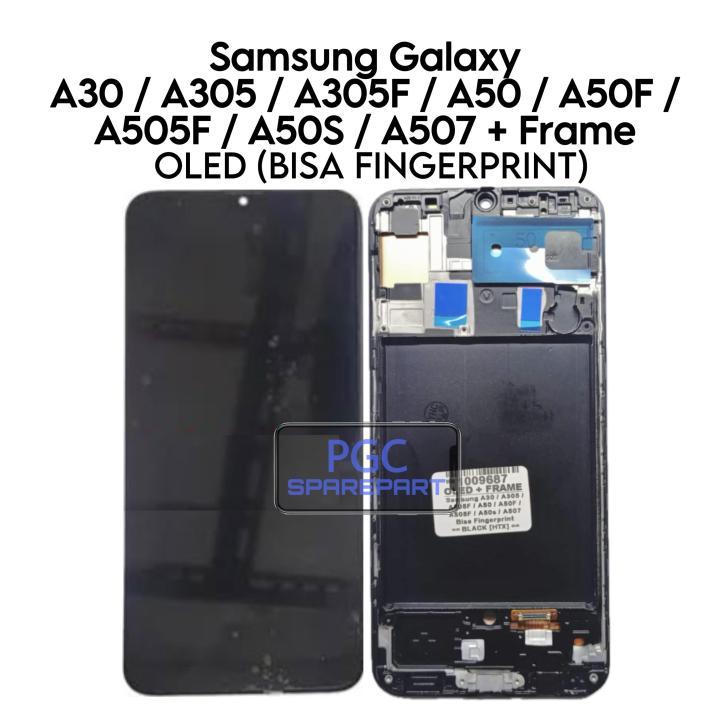 LCD Touchscreen + Frame Fullset Samsung Galaxy A30 / A50 / A50s / A305 ...