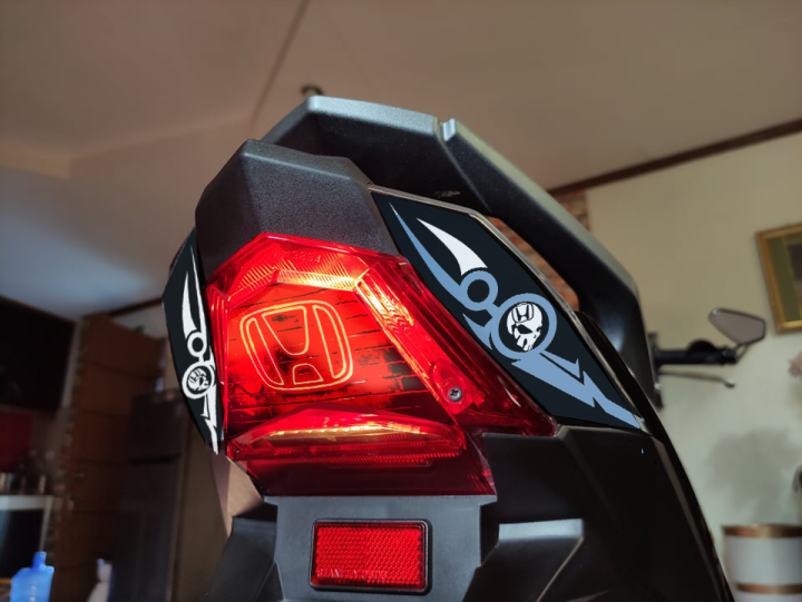 Honda Beat V2 Tail Light Decal Honda Design | Lazada PH