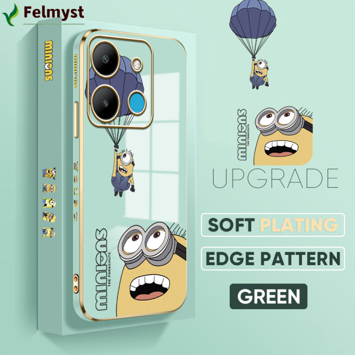 ฟรีสายคล้องเซลล์เคสโทรศัพท์สำหรับ Infinix Smart 7 X6515น่ารักรูปการ์ตูน ...