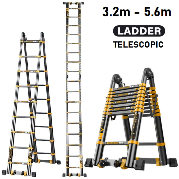 ( LD14 ) 1.6m+1.6m(3.2m) to 2.8m+2.8m(5.6m) Extendable Foldable ...