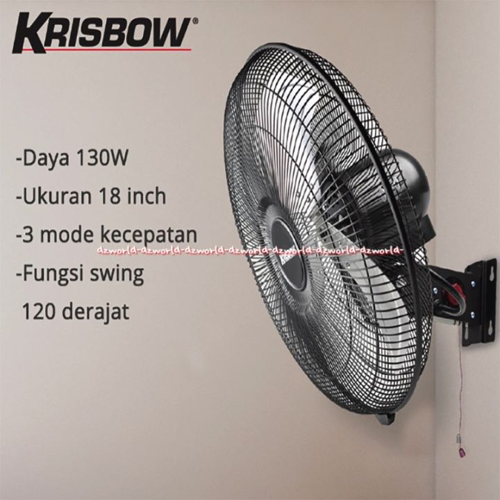 Krisbow Kipas Angin Dinding Tembok 50cm Industrial 3speed Table Fan ... Krisbow Kipas Angin Dinding Tembok 50cm Industrial 3speed Table Fan ...
