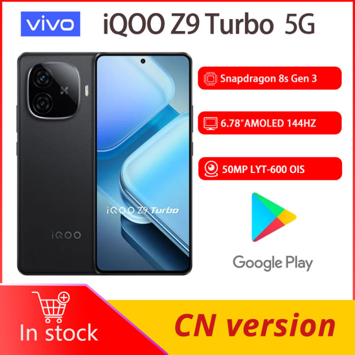 VIVO IQOO Z9 Turbo 5G 6.78 Inch AMOLED 50MP RearCamera OIS Snapdragon 8s Gen 3 6000mAh 80W ...