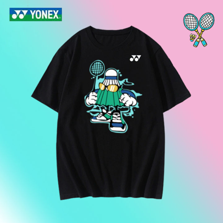 Yonex Badminton Shirts For Men Women 2023 Summmer New Fast Dry and Breathable Shorts Sleeve Tee ...