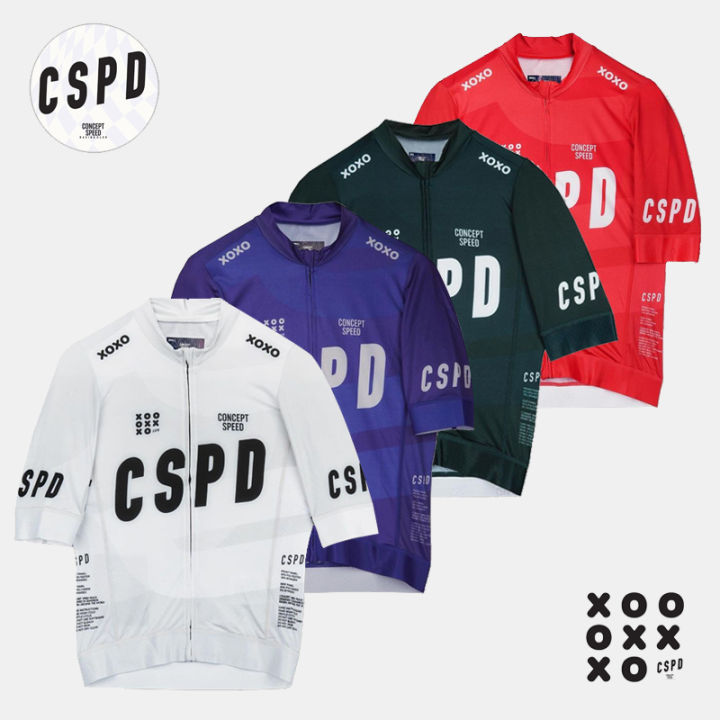 CSPD Men's Cycling Jersey Powerband Short Sleeve Bike Clothes | Lazada PH