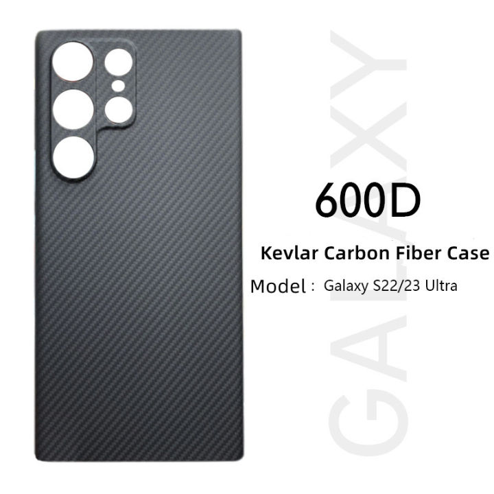 Kevlar Carbon Fiber Phone Case for Samsung Galaxy S25 S24 S23 S22 Ultra Plus Luxury Ultra-thin ...