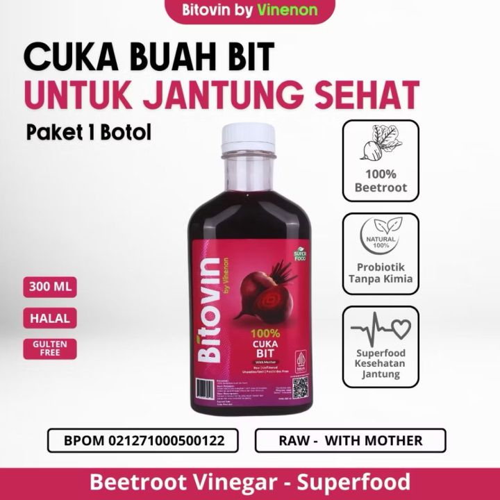 BITOVIN Cuka Buah Bit | Cara Mudah Menormalkan Gula Darah | Diabetes ...