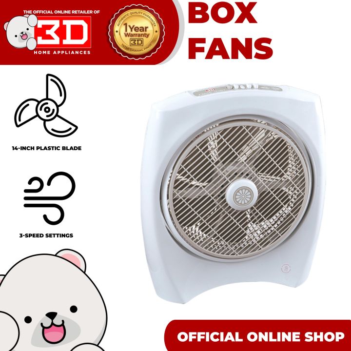 3D BF35CM Box Fan Classic Model | Lazada PH